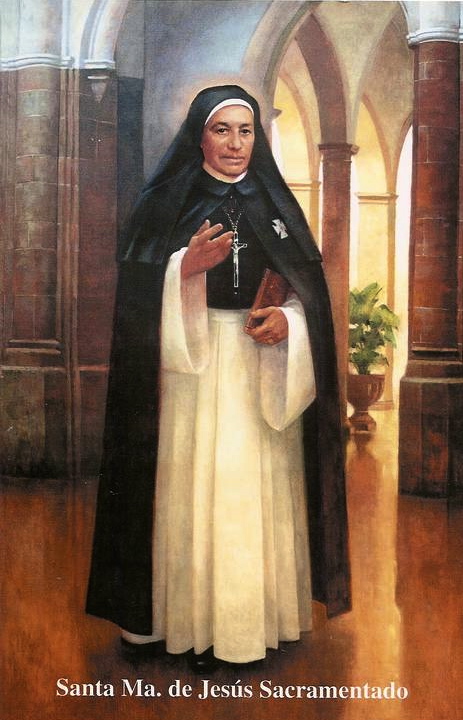 NOVENA A SANTA MARIA DE JESÚS SACRAMENTADO VENEGAS